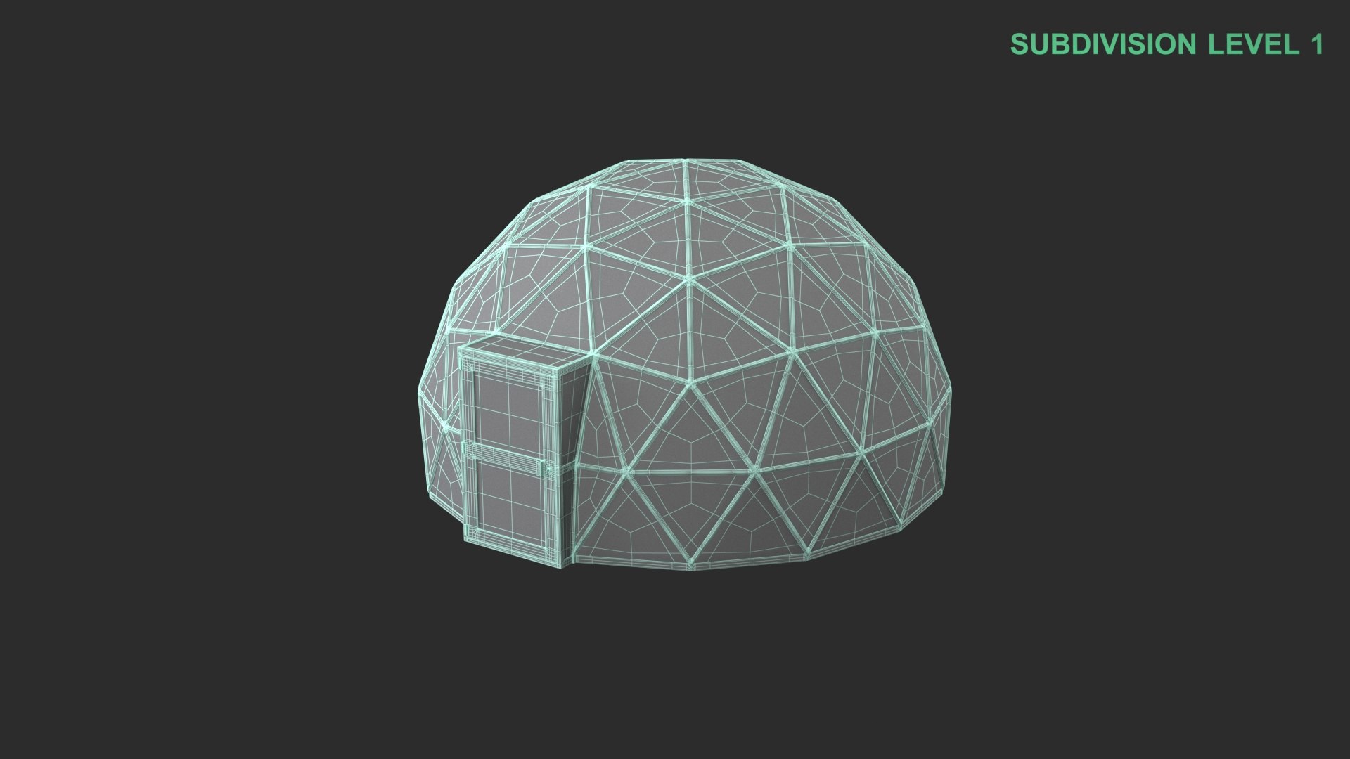 Geodesic Dome 3D Model - TurboSquid 2363083