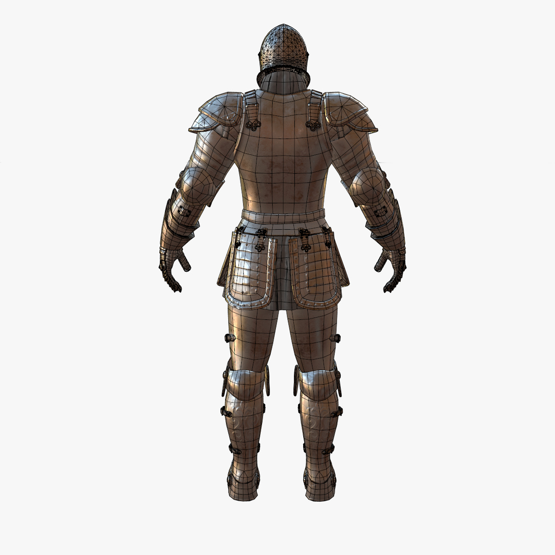 Medieval armor body 3D model - TurboSquid 1218567