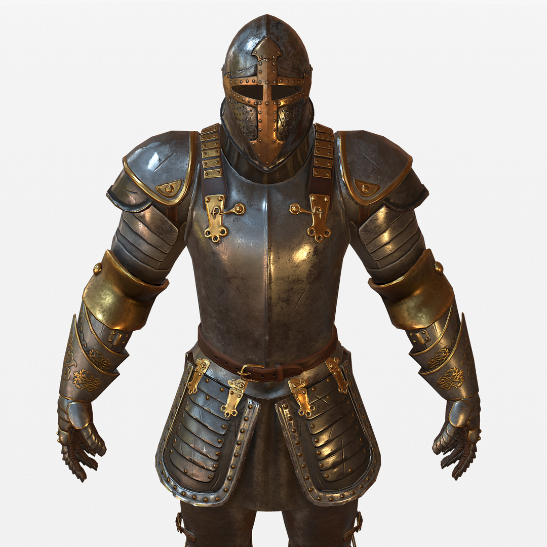 Medieval armor body 3D model - TurboSquid 1218567