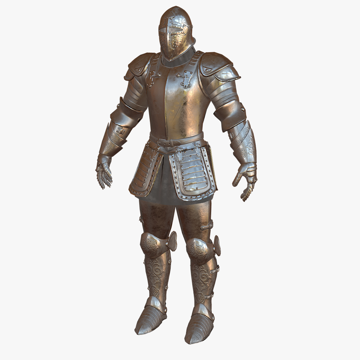 Medieval armor body 3D model - TurboSquid 1218567