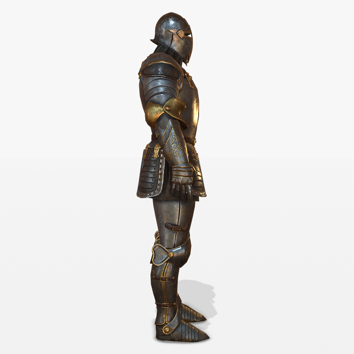 Medieval armor body 3D model - TurboSquid 1218567