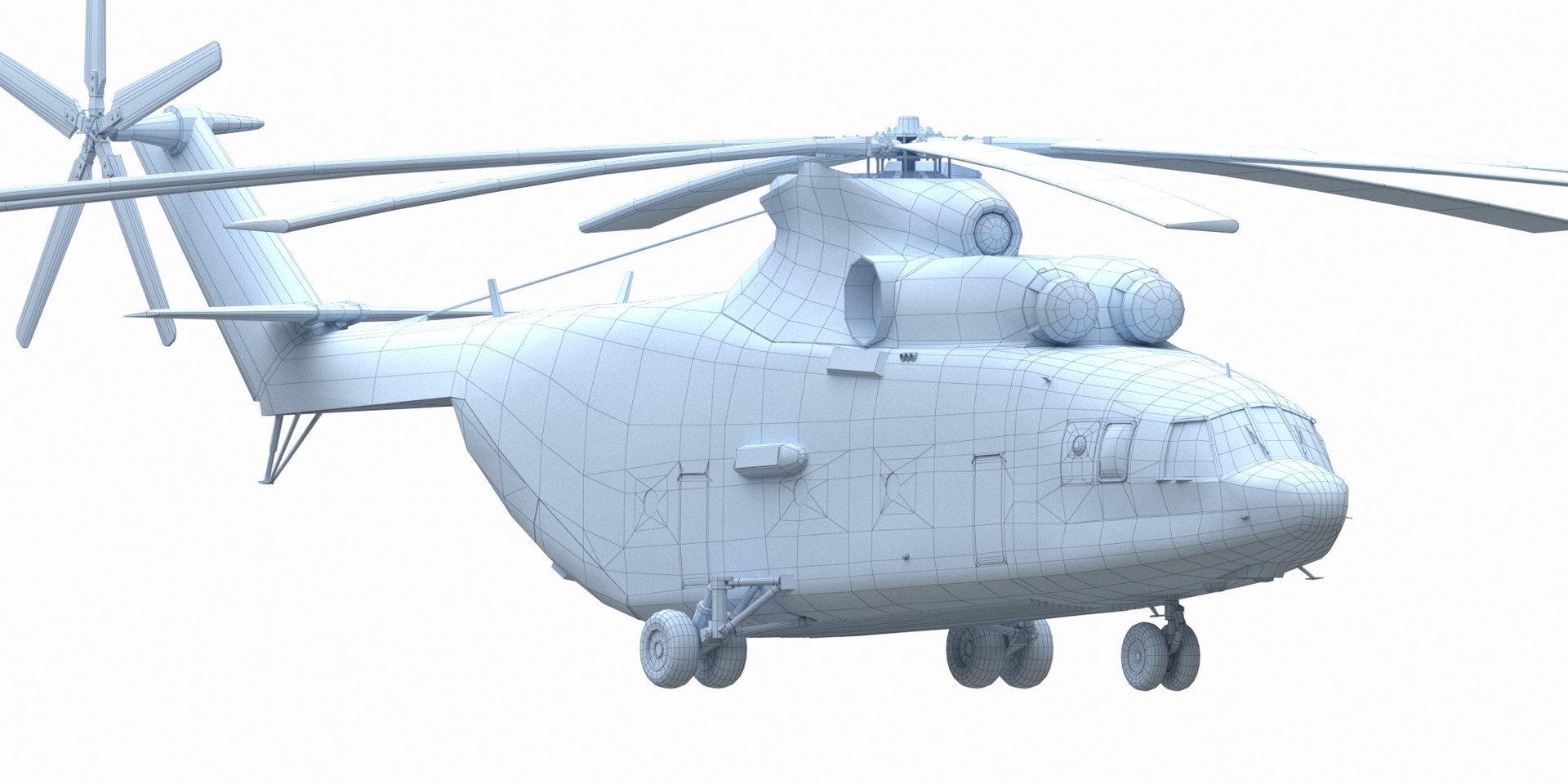 Mi-26 Helicopter Halo 3D Model - TurboSquid 1196931
