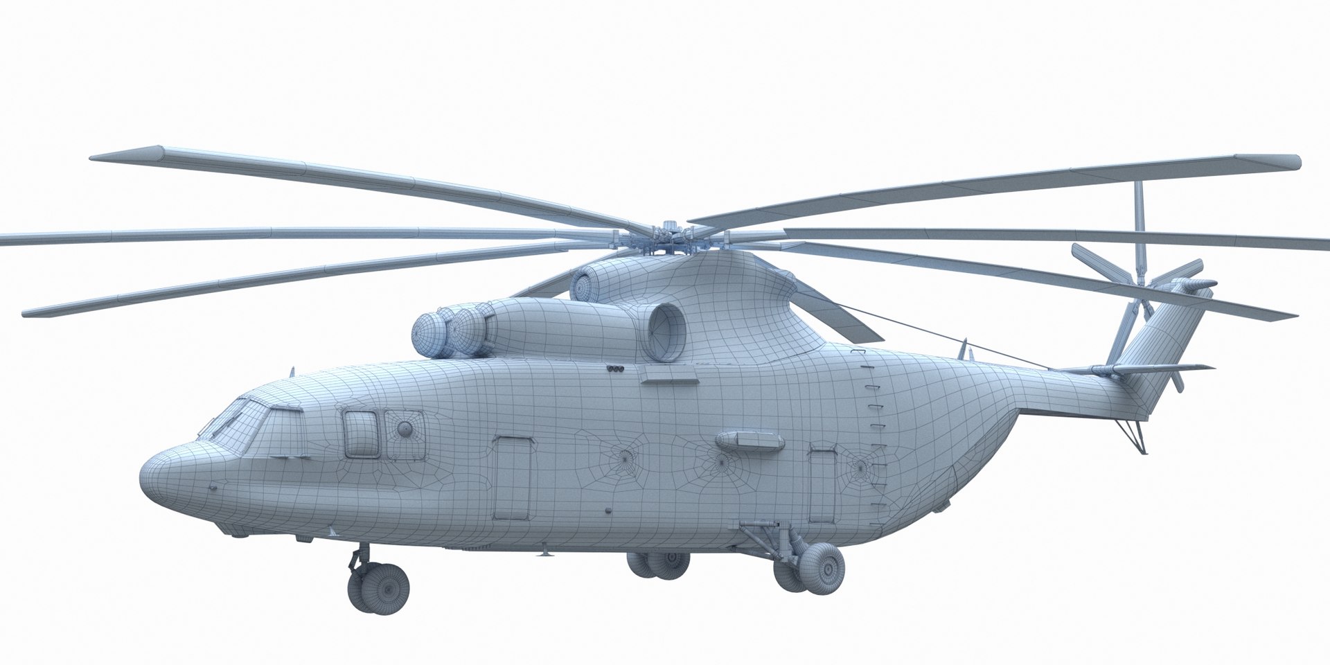 Mi-26 Helicopter Halo 3D Model - TurboSquid 1196931