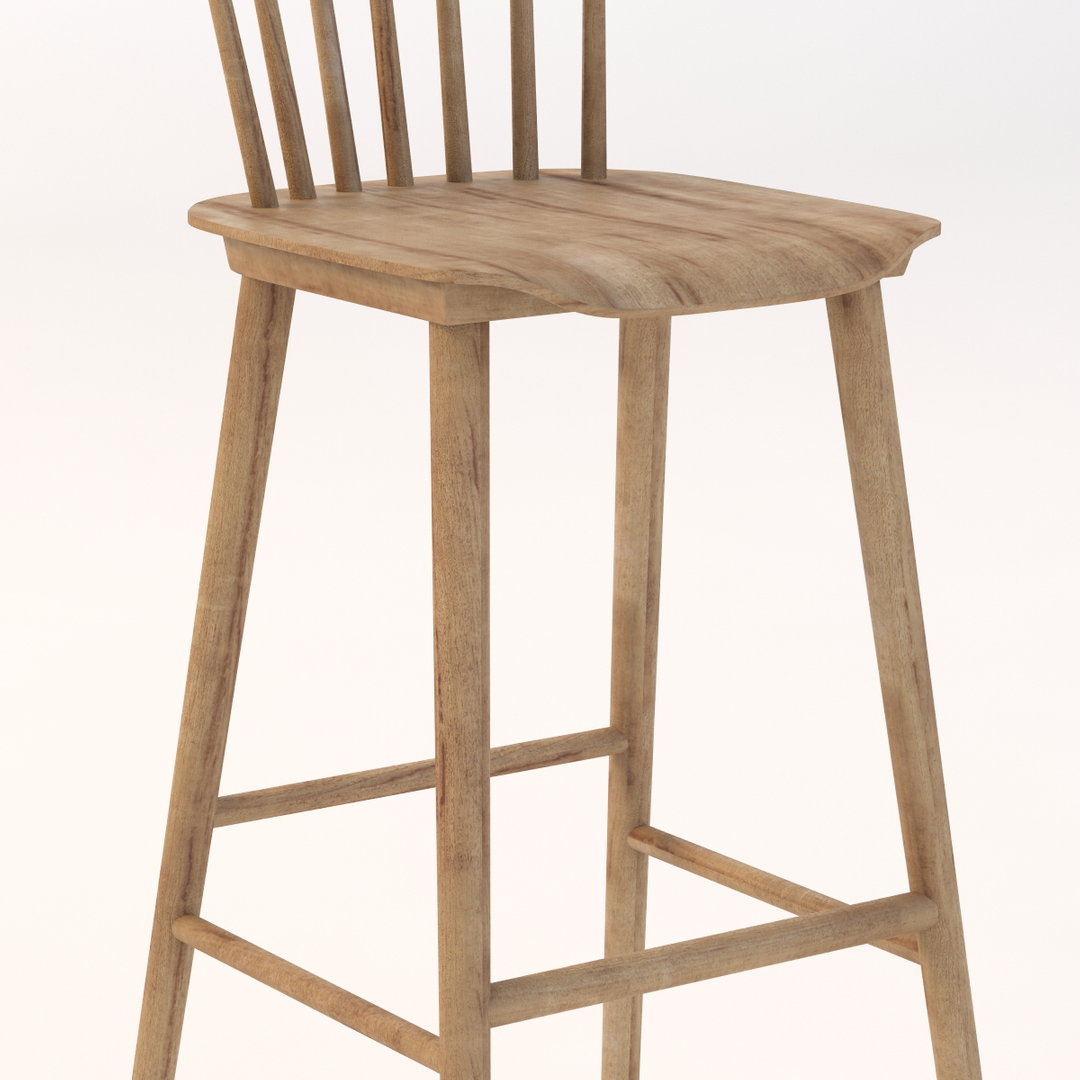 3D stool bar realistic - TurboSquid 1178845