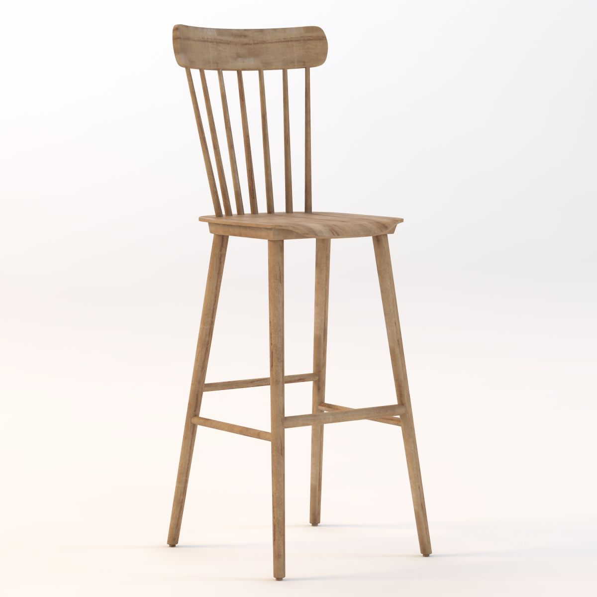 3D stool bar realistic - TurboSquid 1178845