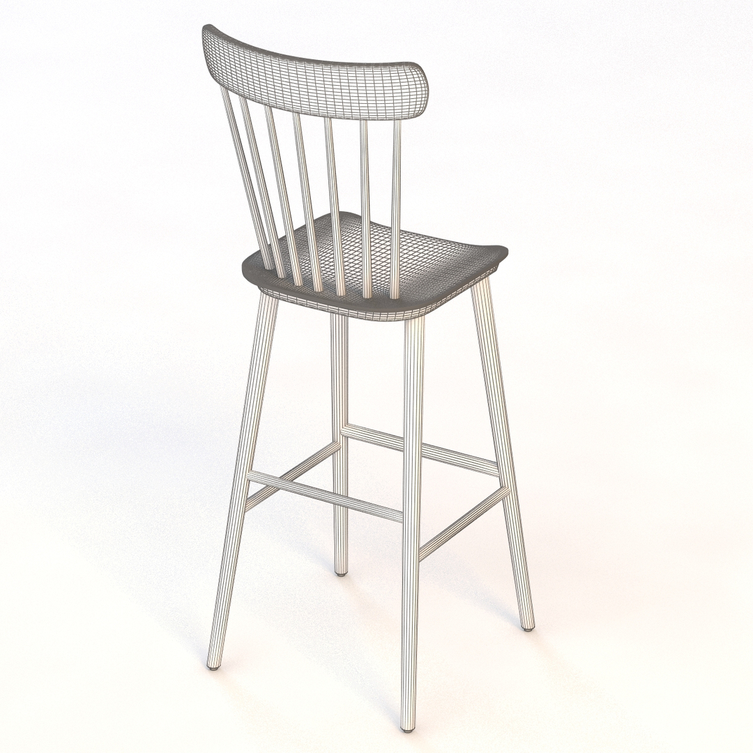 3D stool bar realistic - TurboSquid 1178845