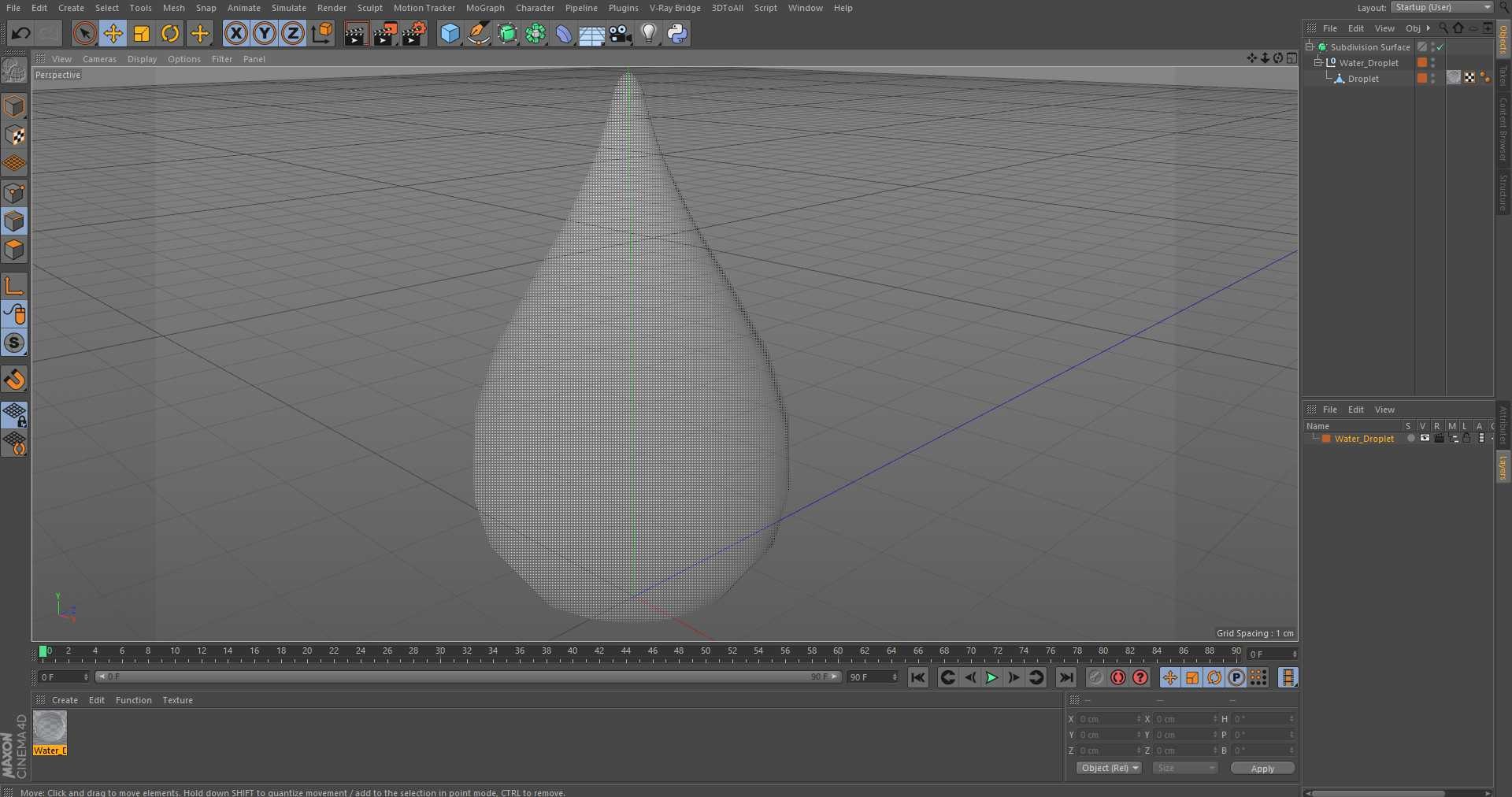 3D Water Droplet - TurboSquid 2161337