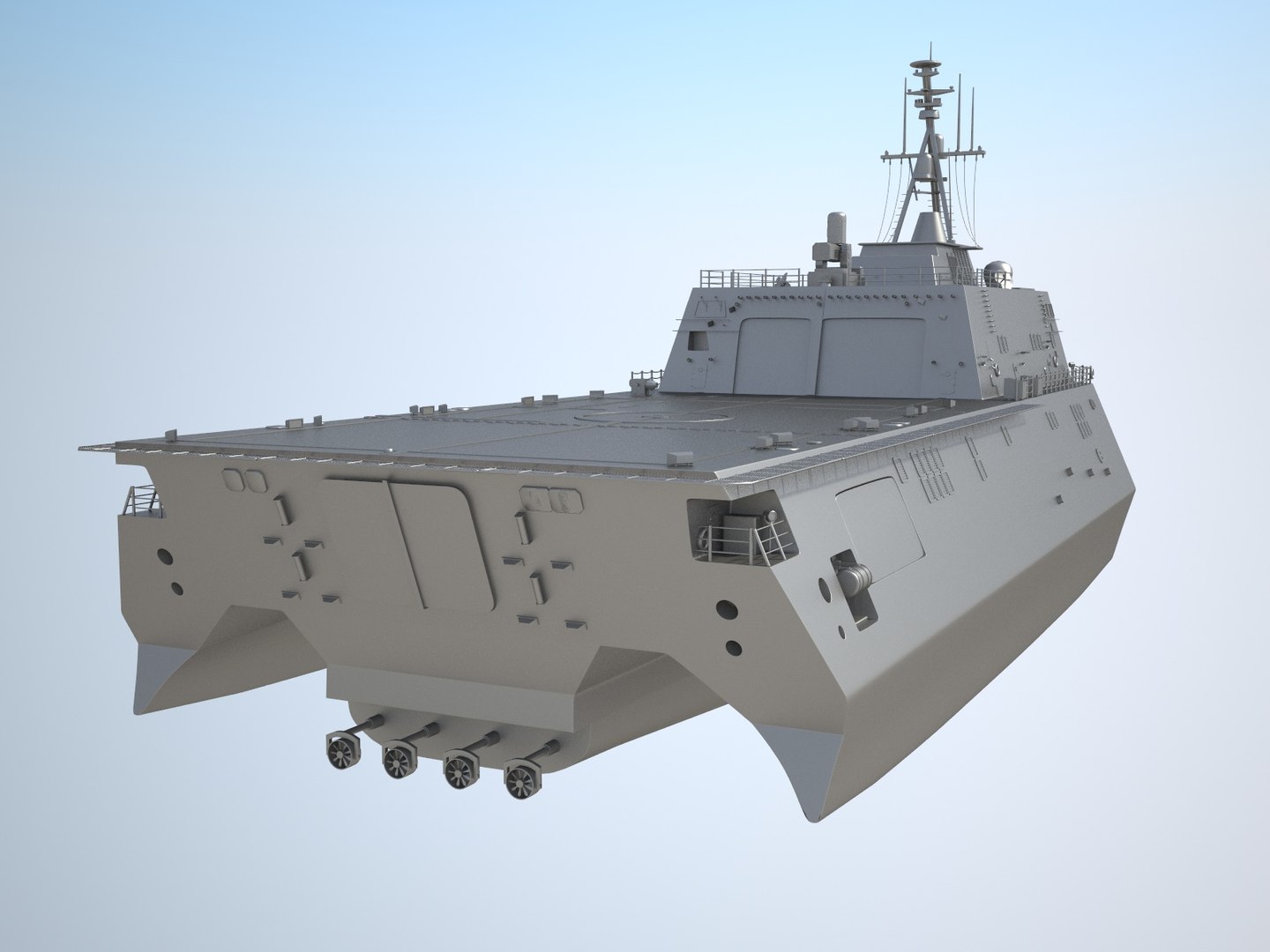 3d Ship Uss Independence Model