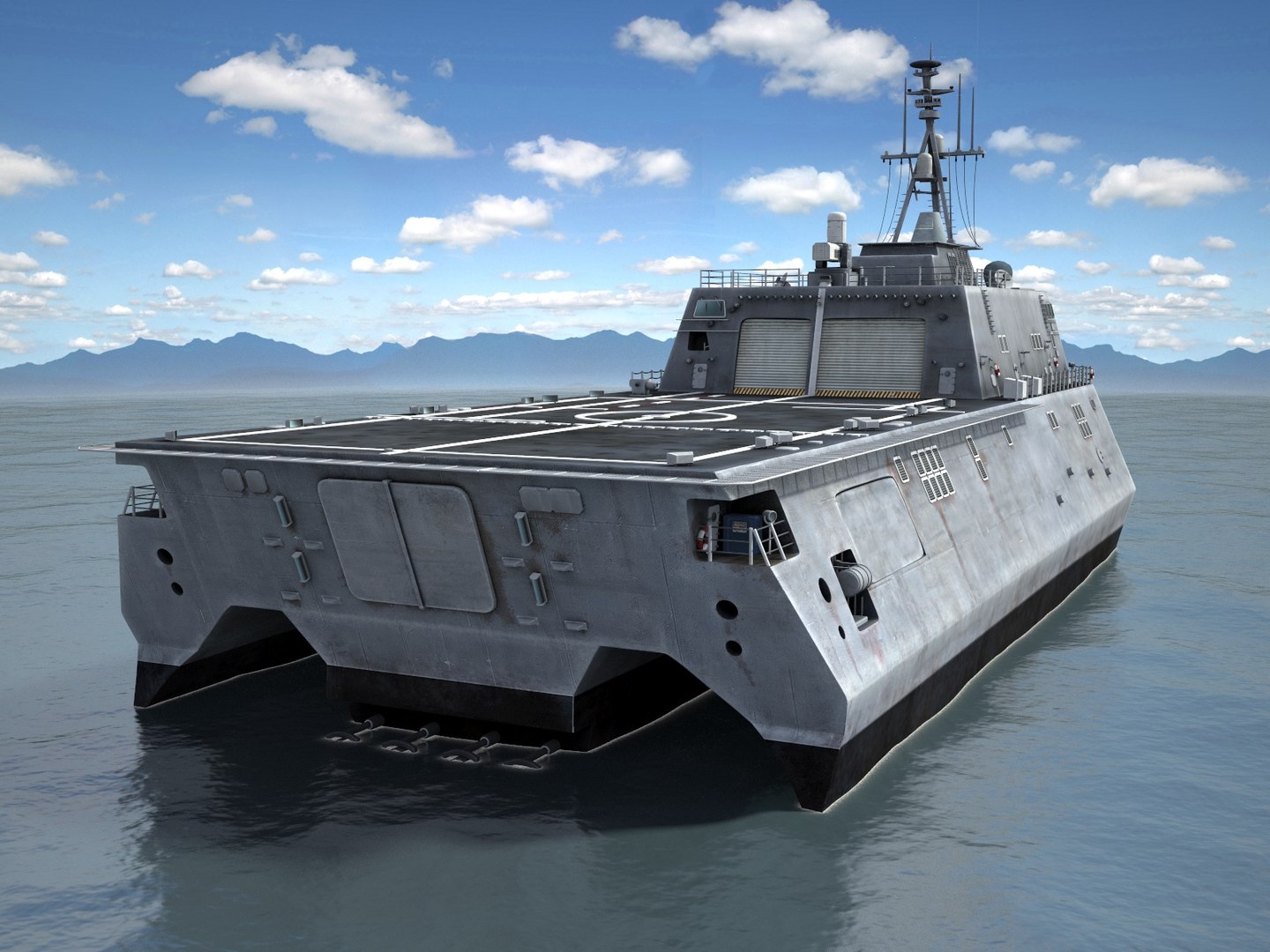 3d Ship Uss Independence Model