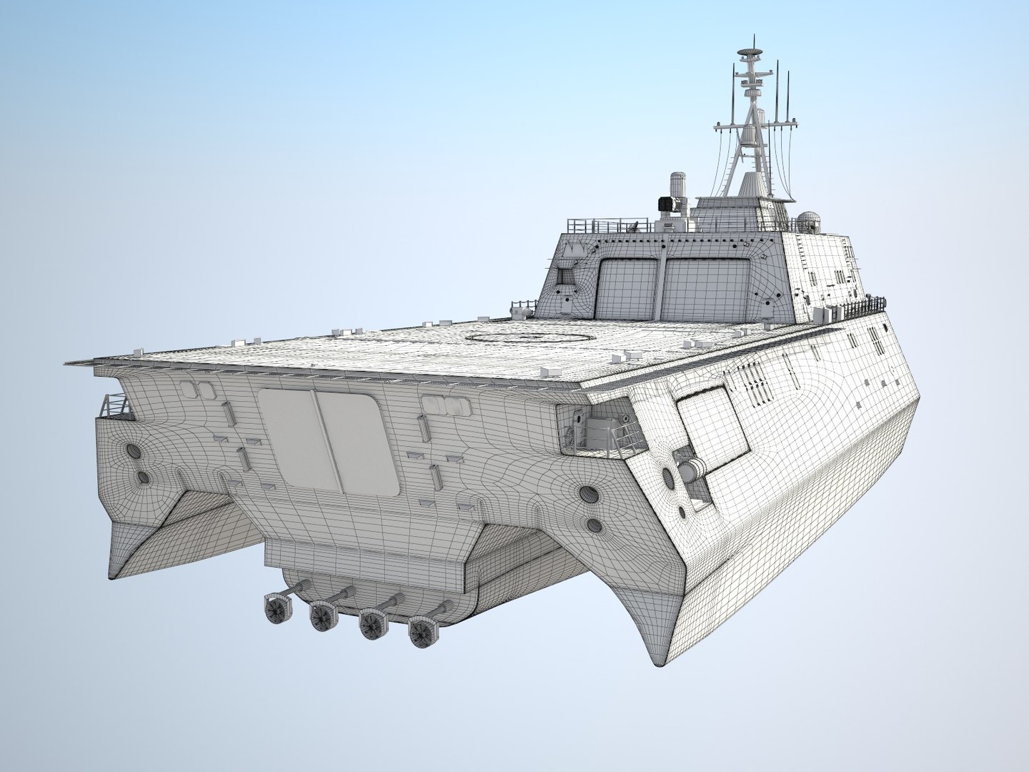 3d ship uss independence model
