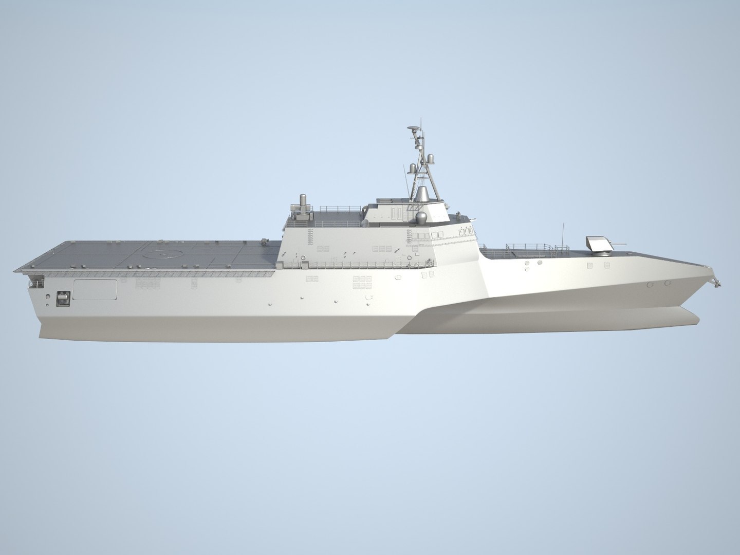 3d Ship Uss Independence Model