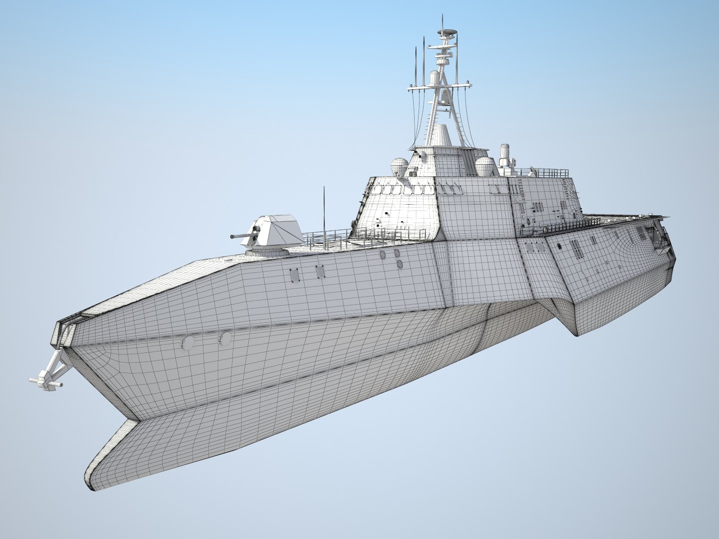 3d Ship Uss Independence Model