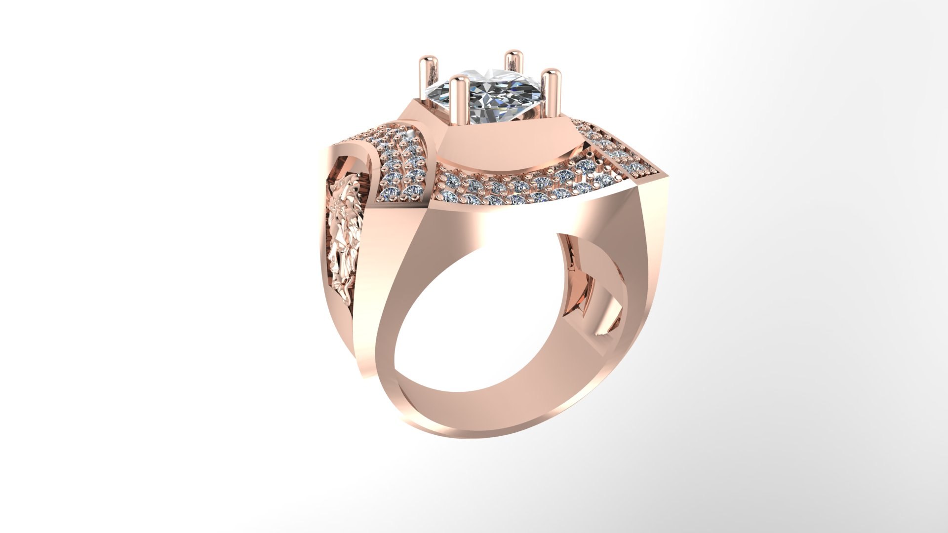 3D Men Ring 159 Model - TurboSquid 2305644