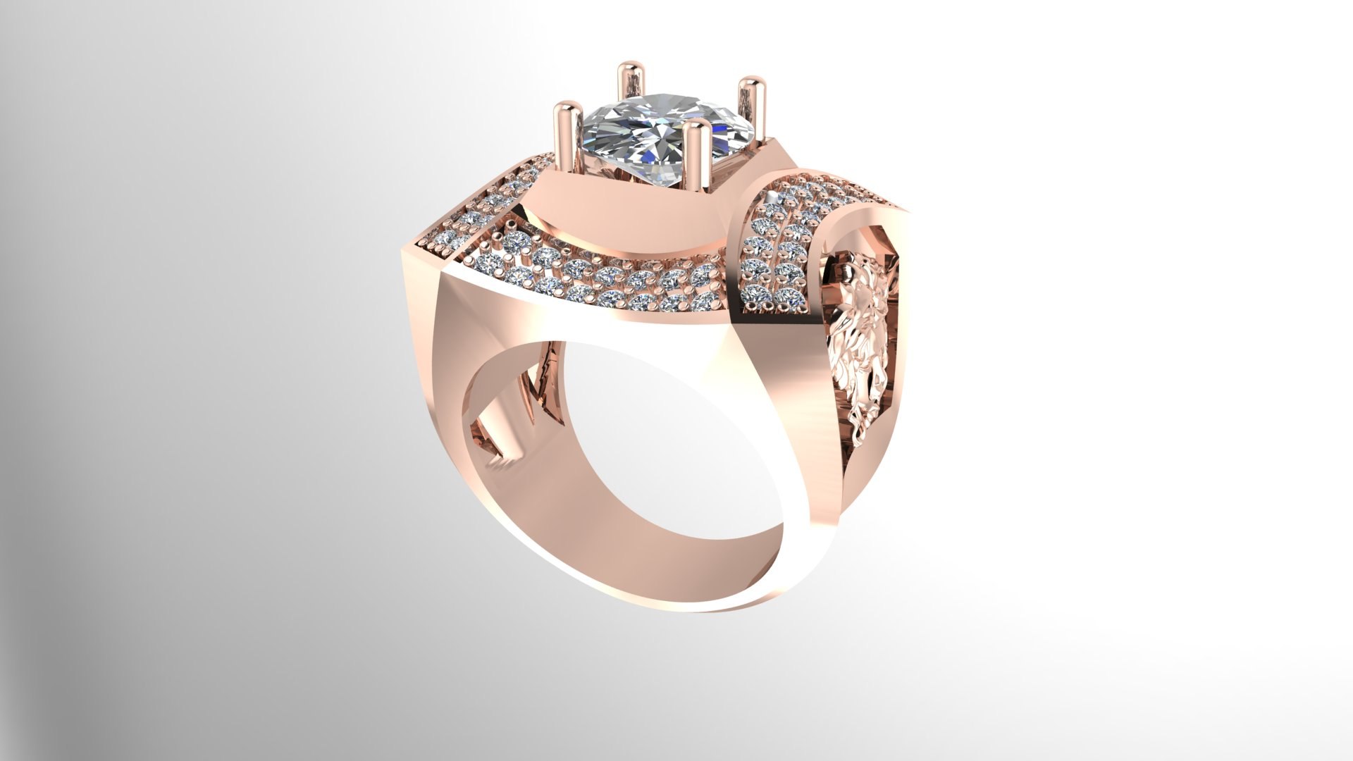 3D Men Ring 159 Model - TurboSquid 2305644