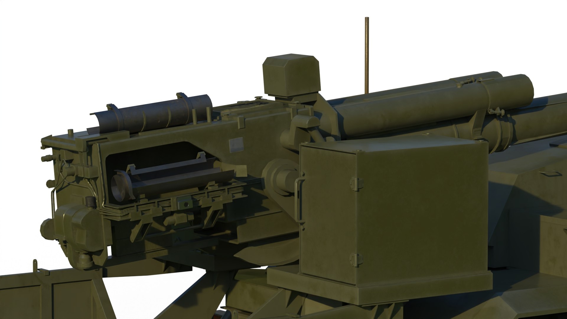 Malva 2s43 Self-propelled Howitzer 3D Model - TurboSquid 2261191