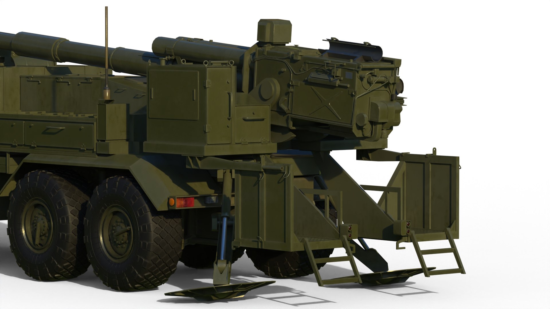 Malva 2s43 Self-propelled Howitzer 3D Model - TurboSquid 2261191