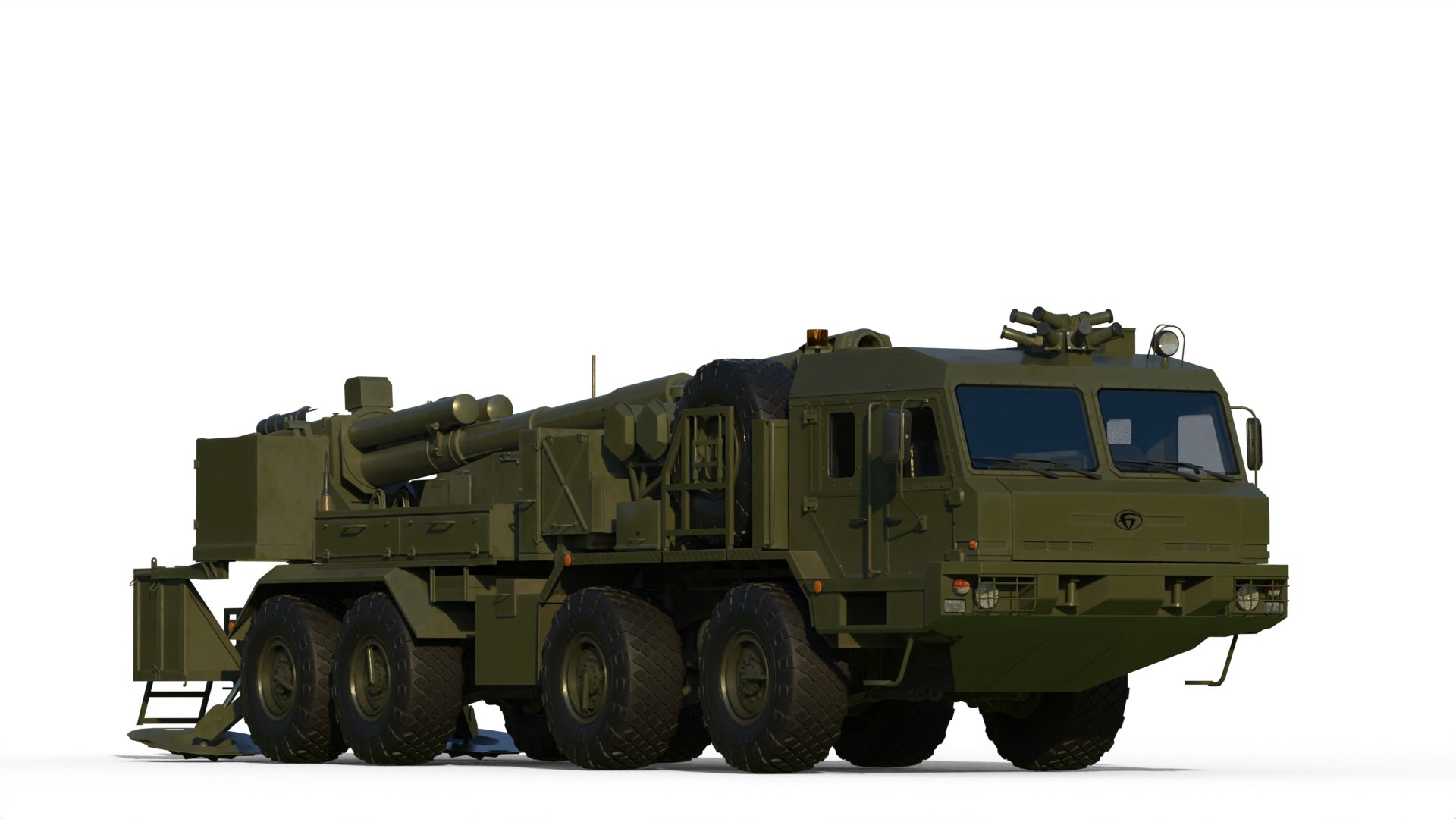 Malva 2s43 Self-propelled Howitzer 3D Model - TurboSquid 2261191