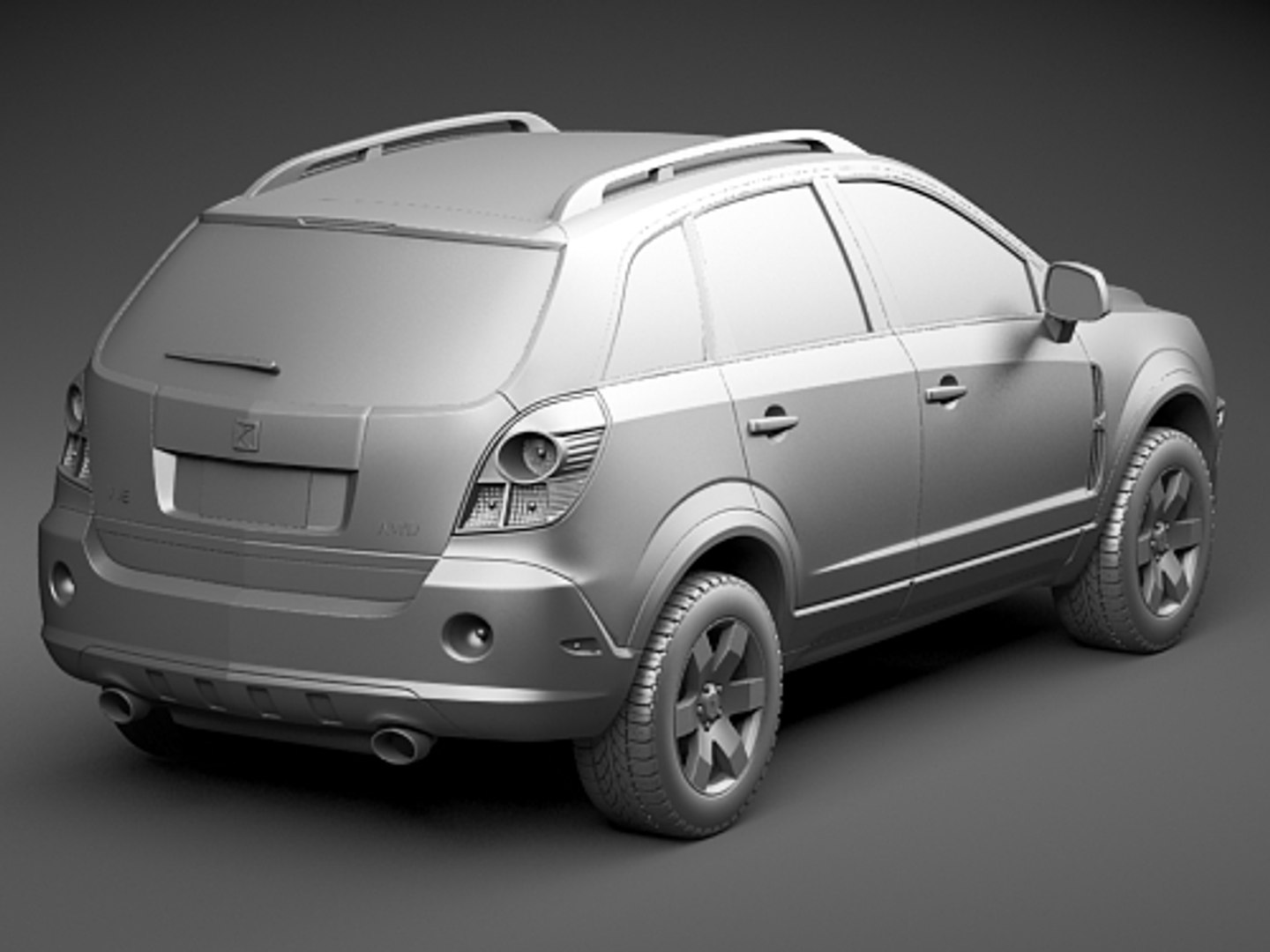 Saturn Vue 2011 Suv 3d Model
