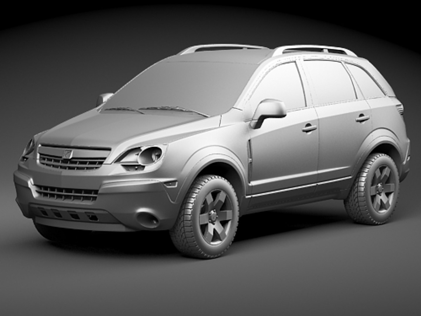 Saturn Vue 2011 Suv 3d Model