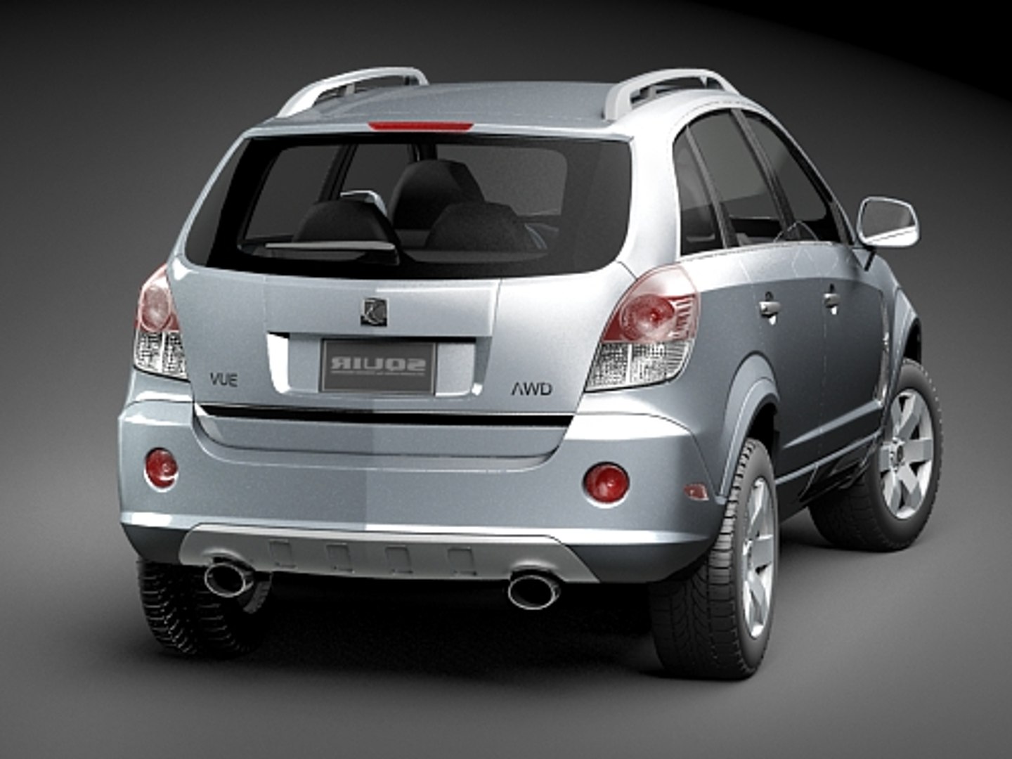 Saturn Vue 2011 Suv 3d Model
