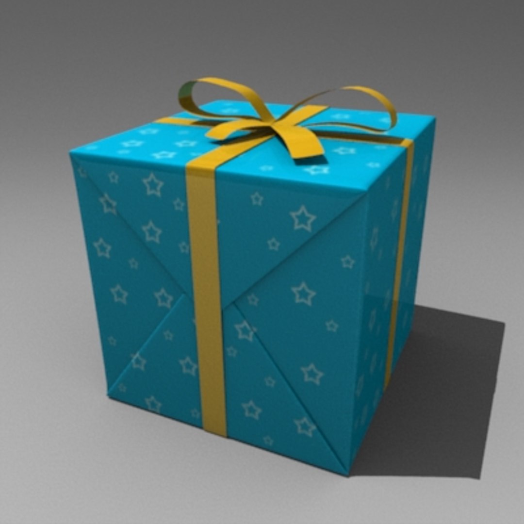 gift box present 3d model