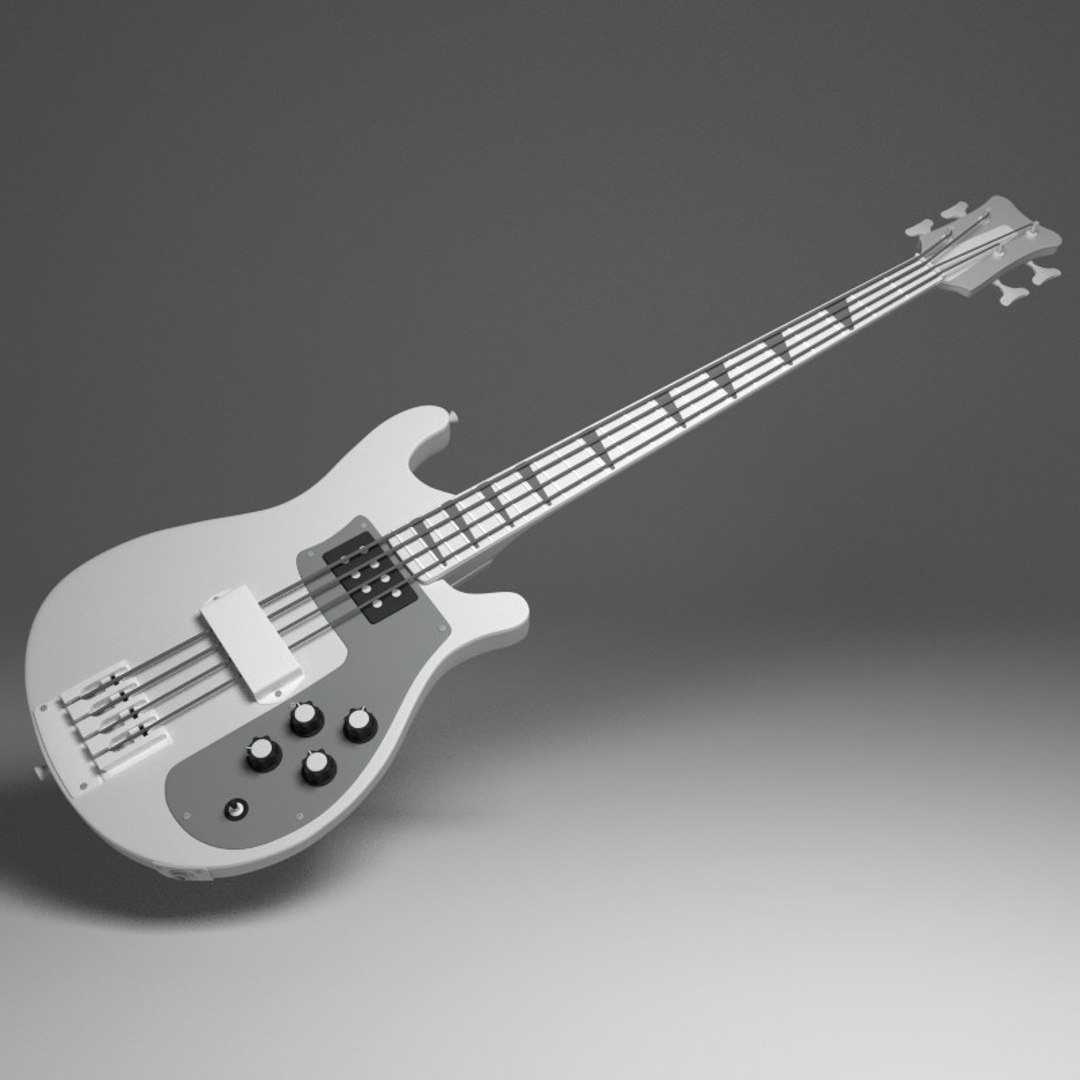 Bass Guitar 3d Model