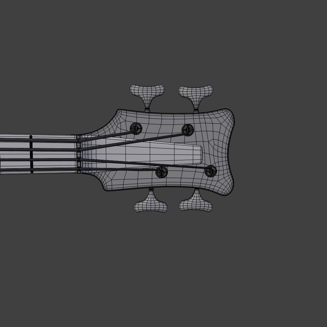 Bass Guitar 3d Model