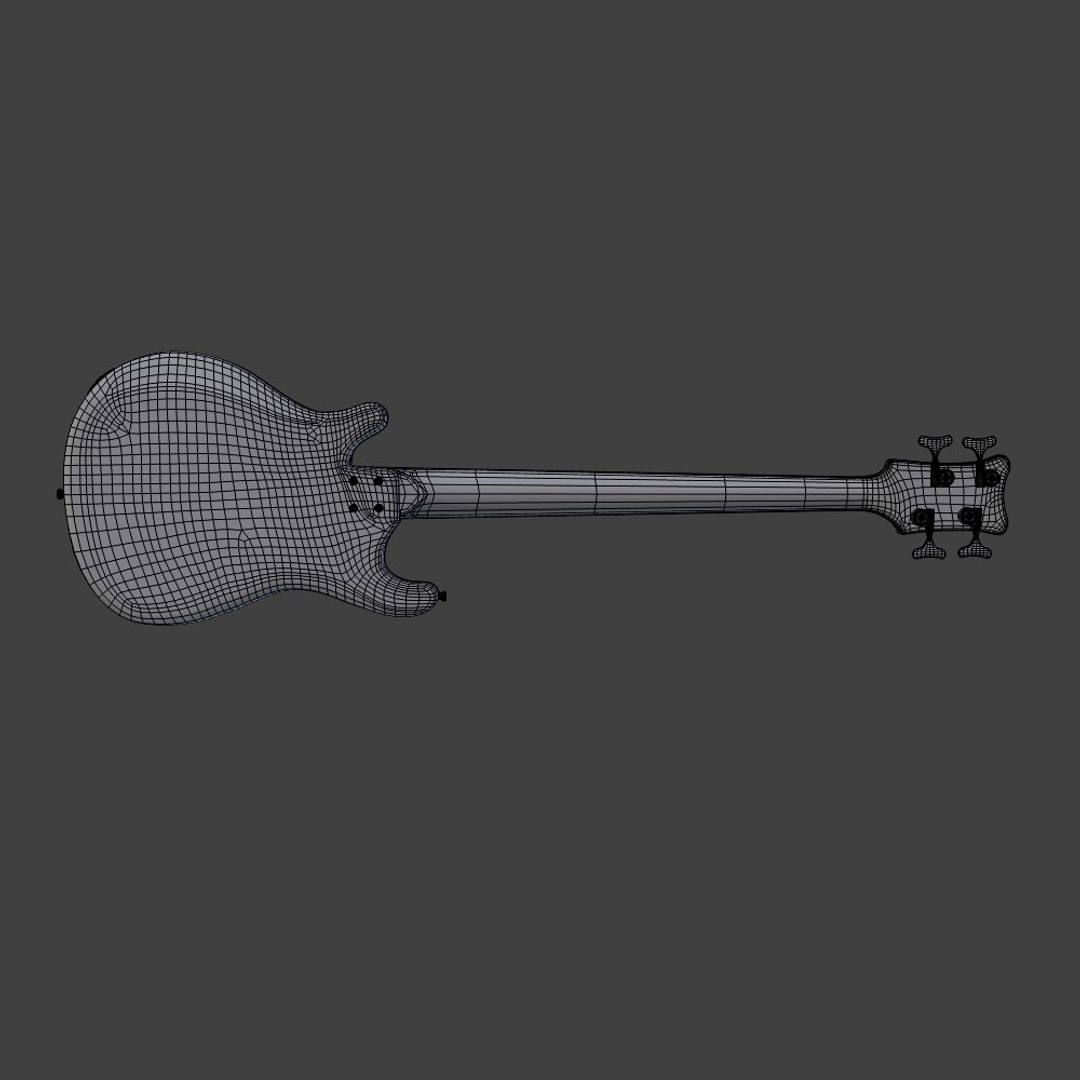 Bass Guitar 3d Model