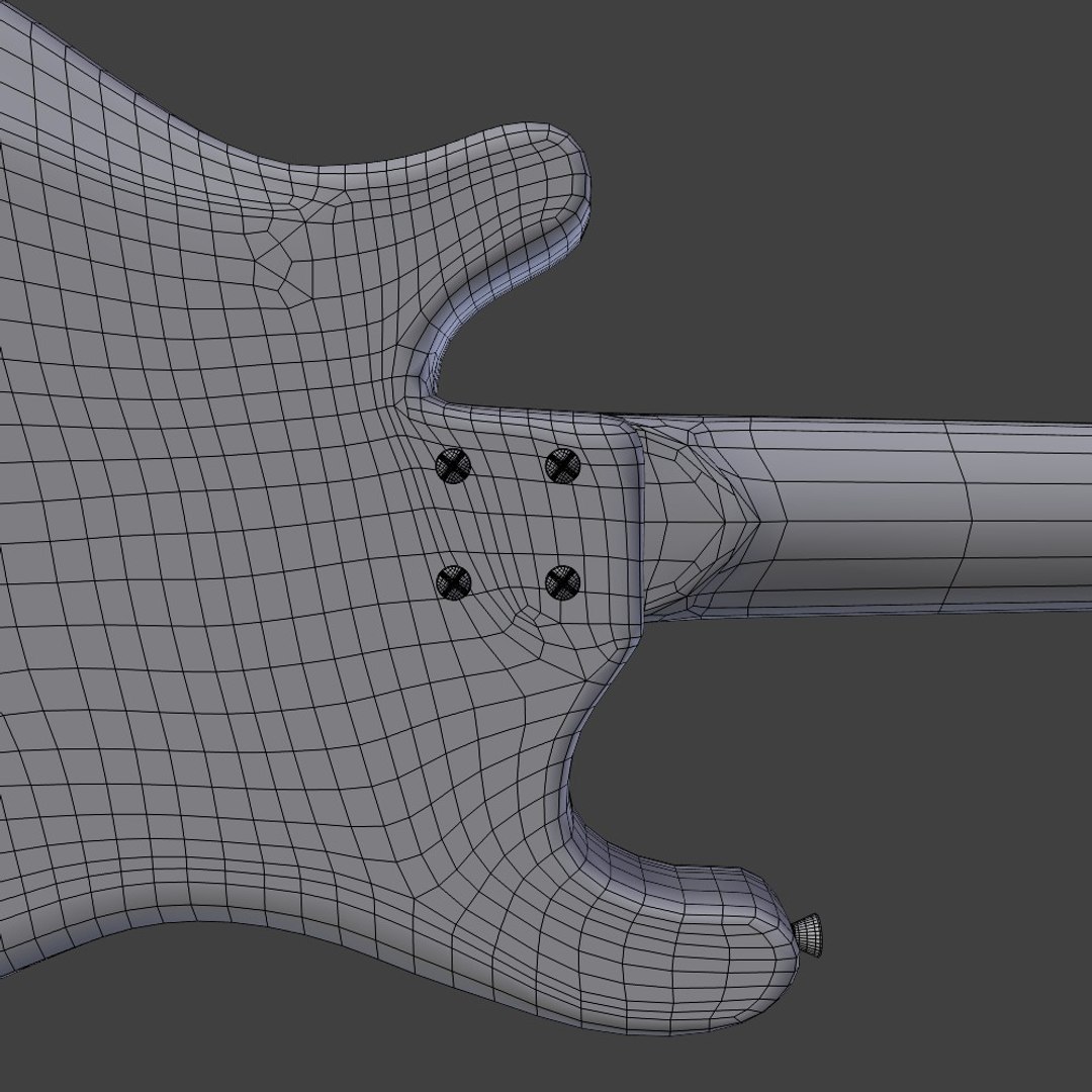 Bass Guitar 3d Model