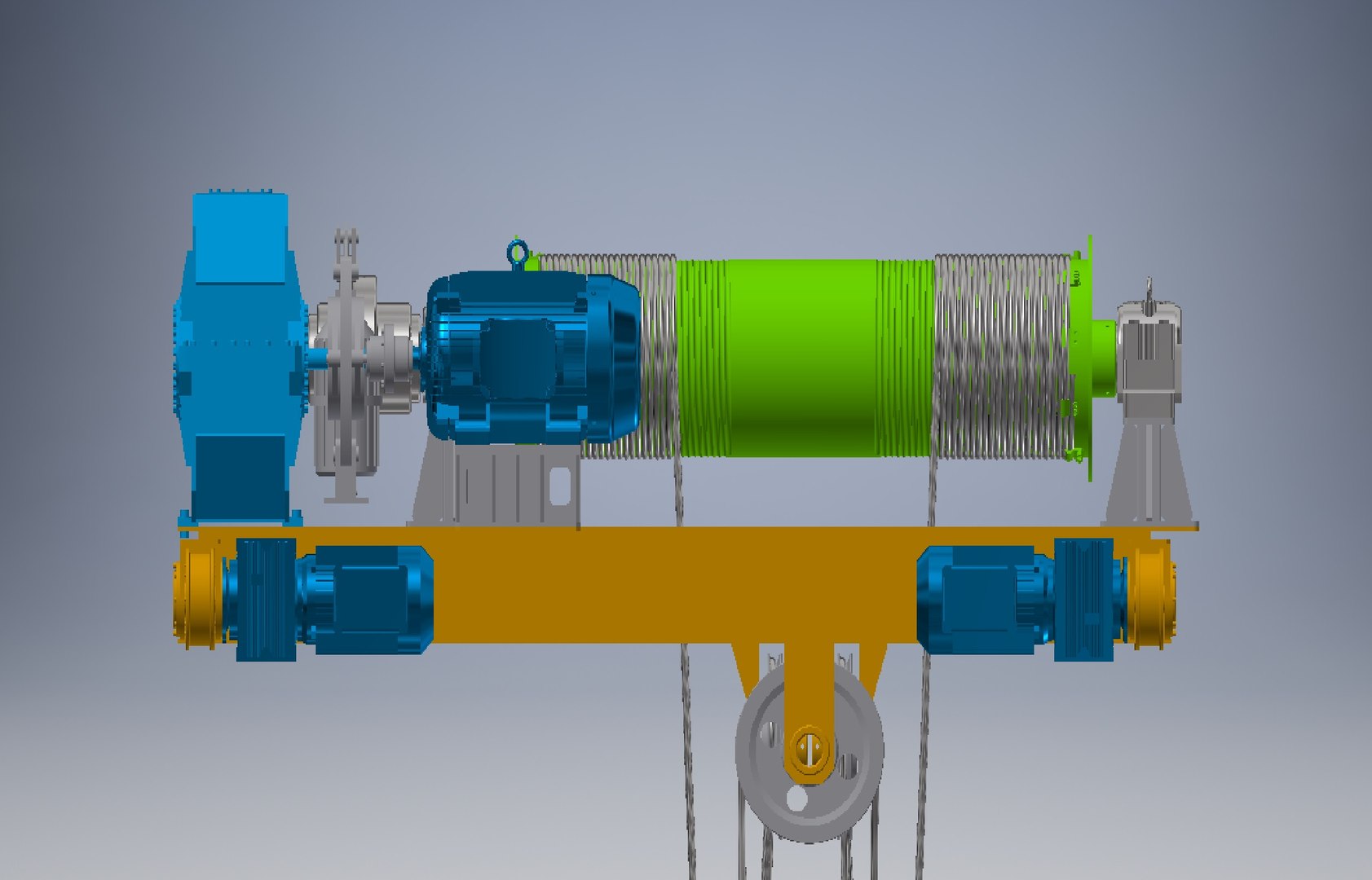 Overhead Bridge Crane Specification 3D - TurboSquid 1998000