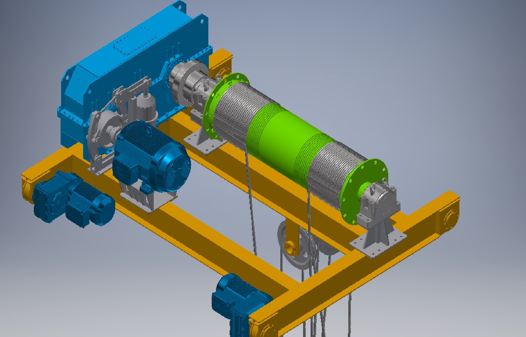 Overhead Bridge Crane Specification 3D - TurboSquid 1998000