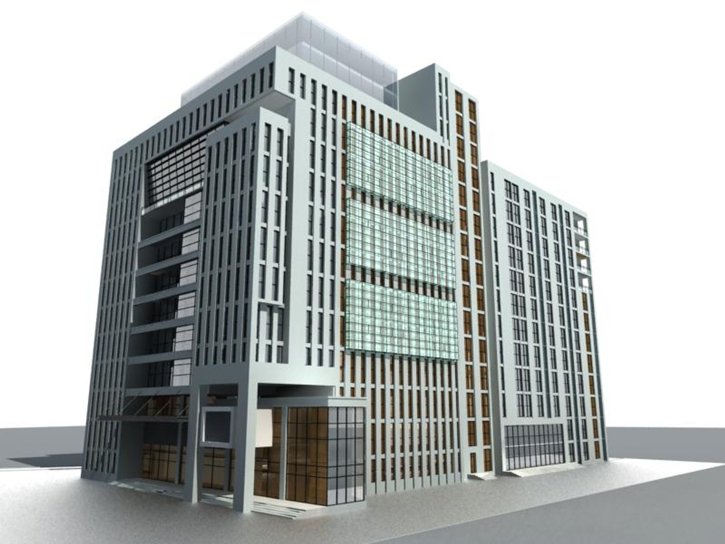 3D architectural building - TurboSquid 1364153