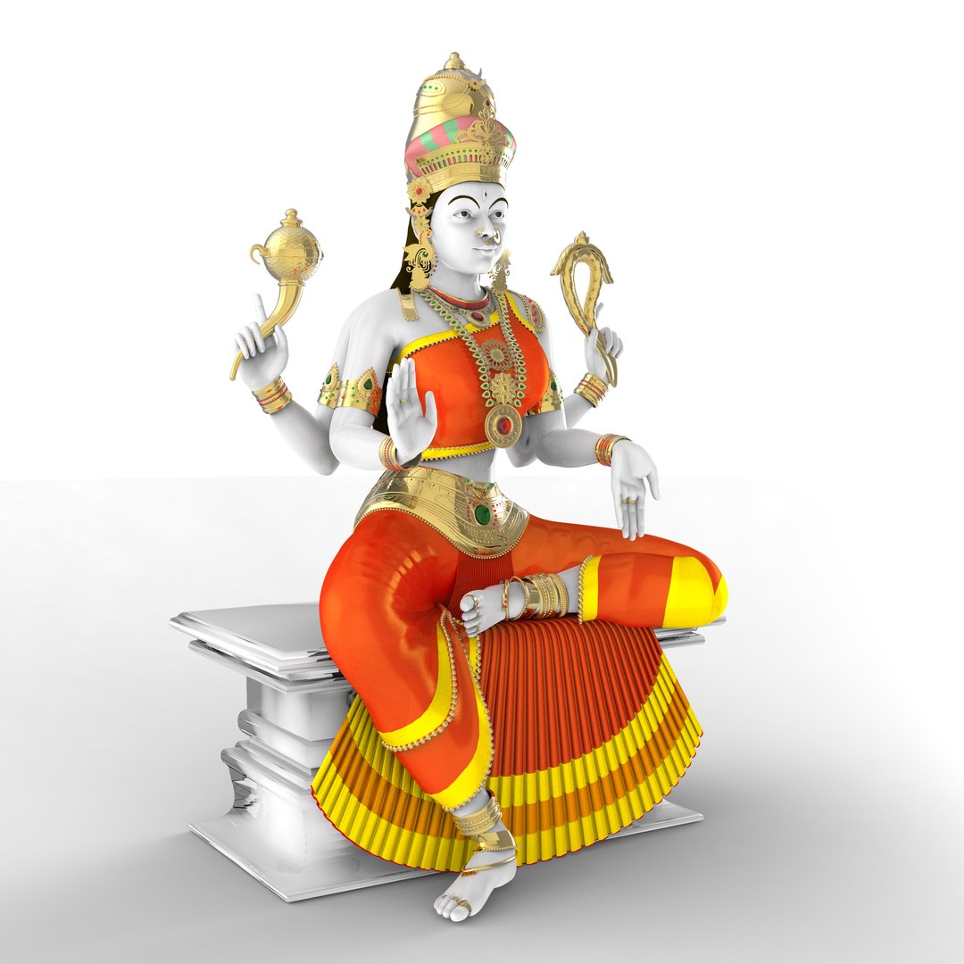 3d Indian Goddess Model
