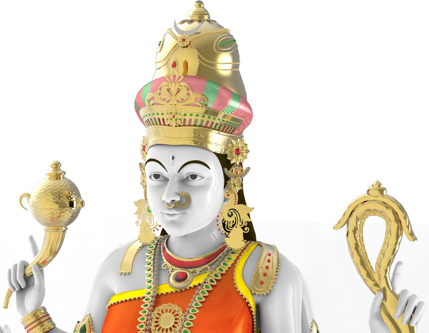 3d Indian Goddess Model