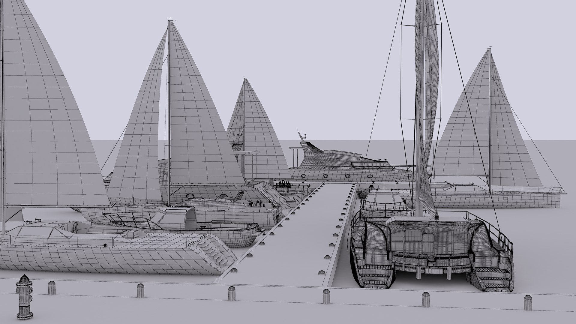 Marina 2 3D Model - TurboSquid 1927686