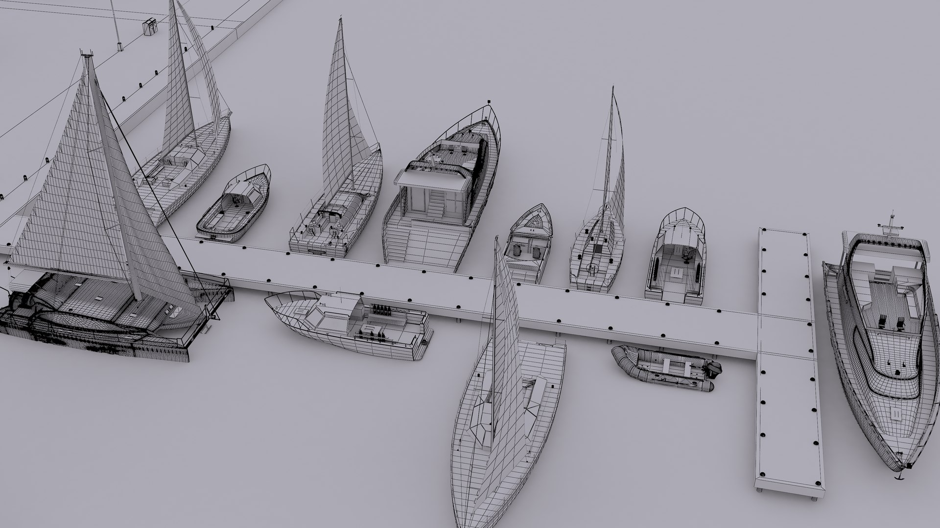 Marina 2 3D Model - TurboSquid 1927686