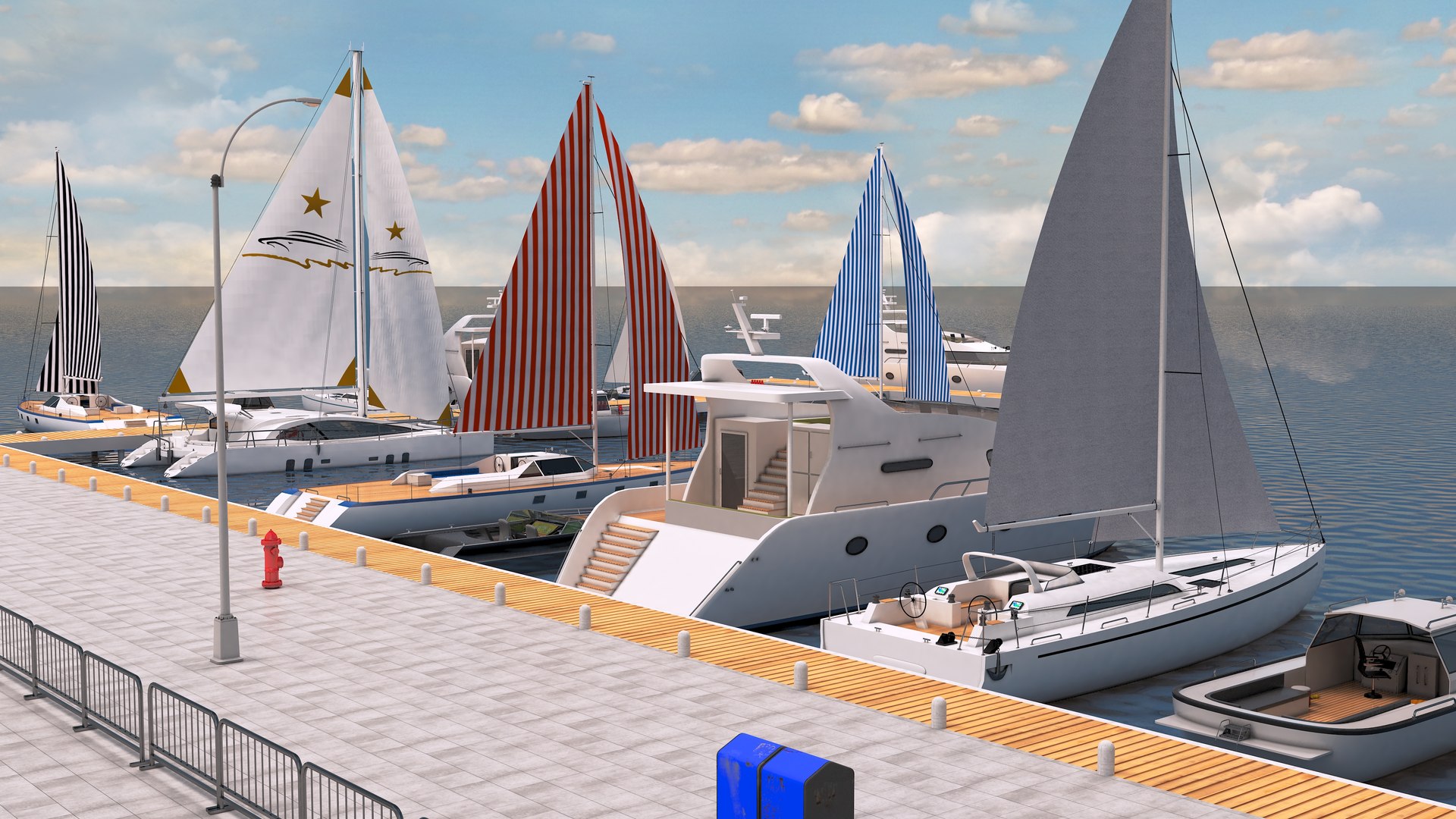 Marina 2 3D Model - TurboSquid 1927686