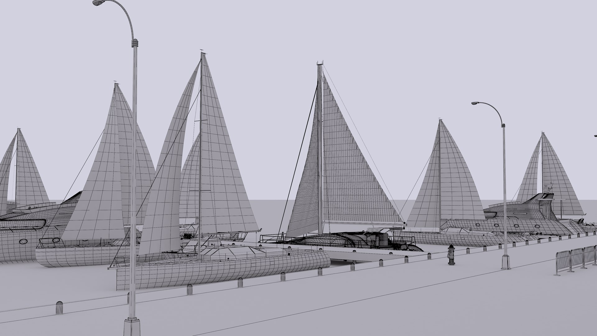 Marina 2 3D Model - TurboSquid 1927686