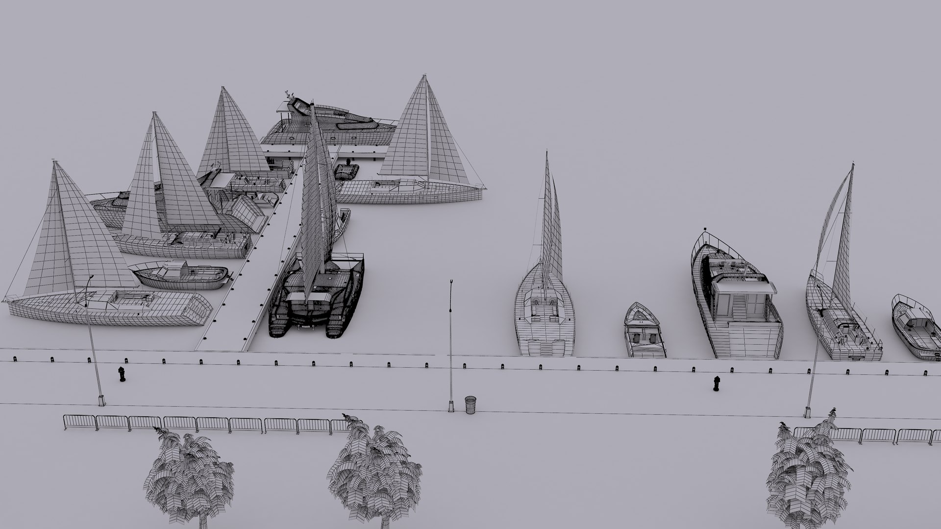 Marina 2 3D Model - TurboSquid 1927686
