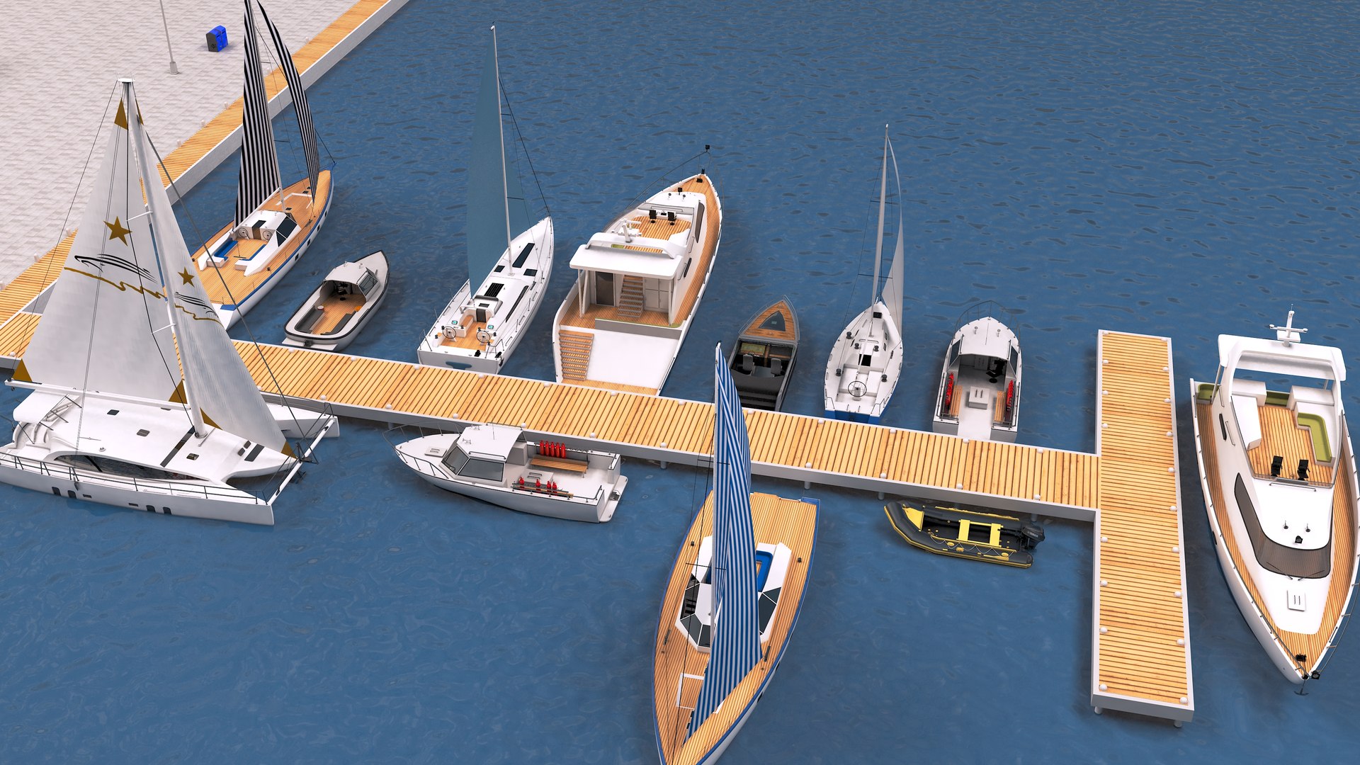 Marina 2 3D Model - TurboSquid 1927686