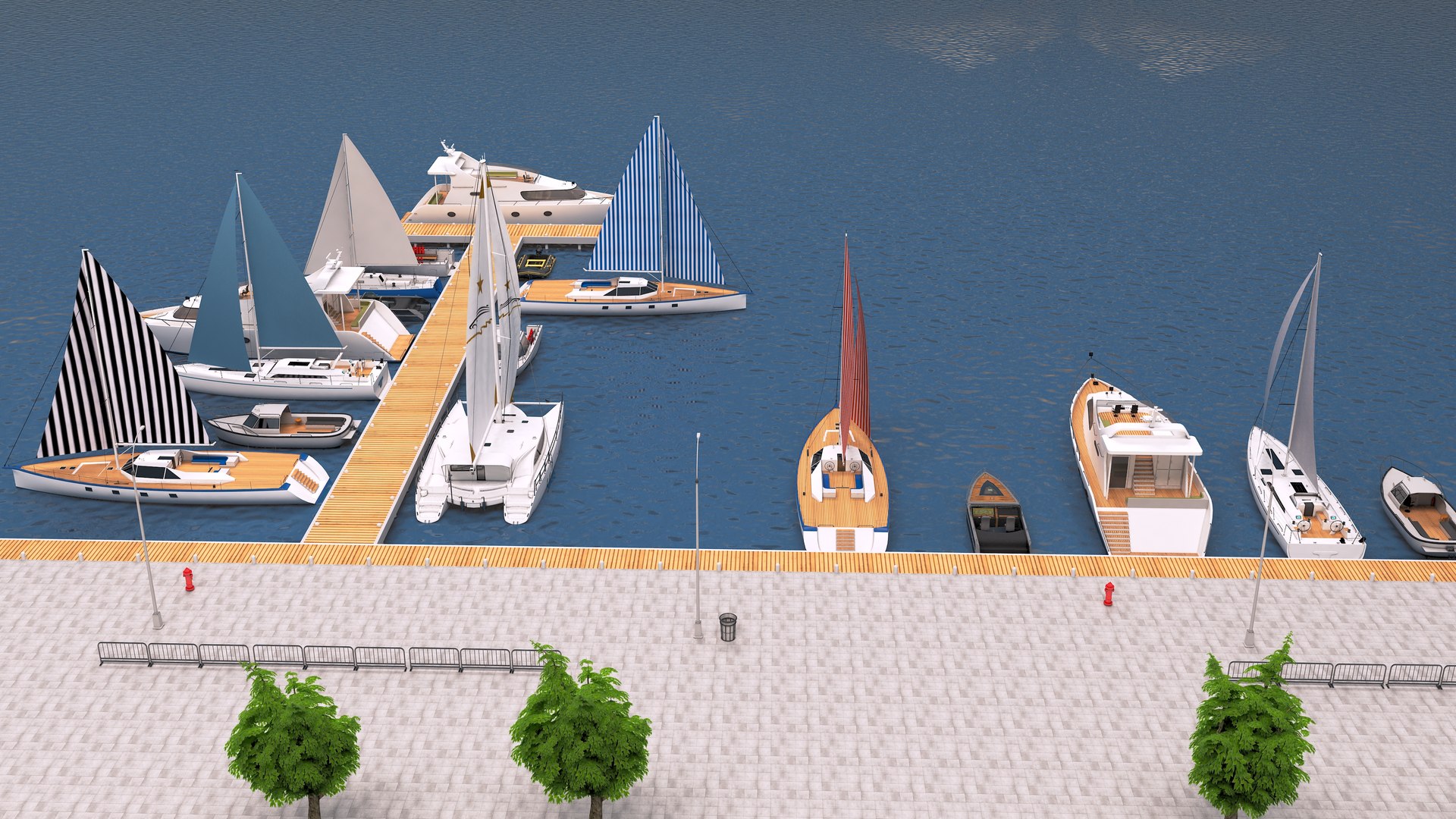Marina 2 3D Model - TurboSquid 1927686