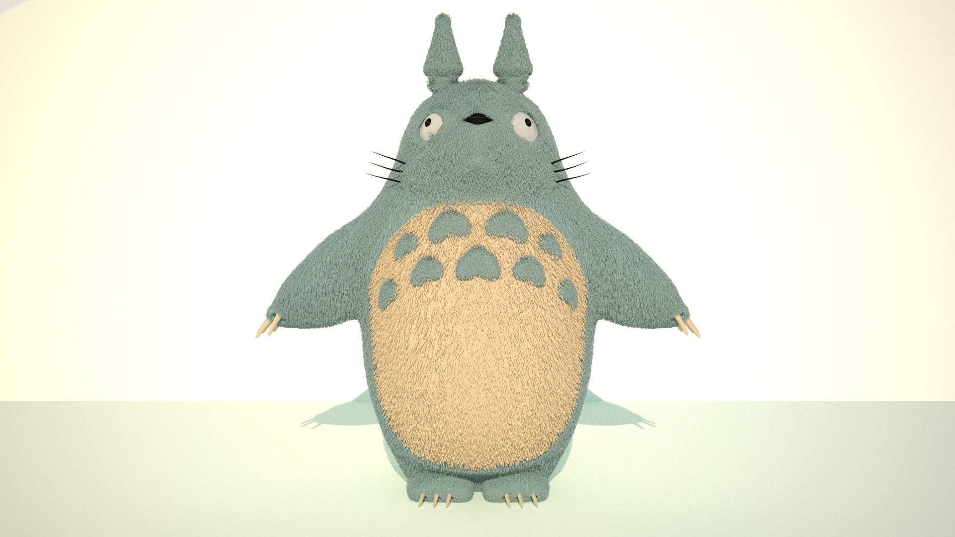 Free Totoro Character Anime 3d Model