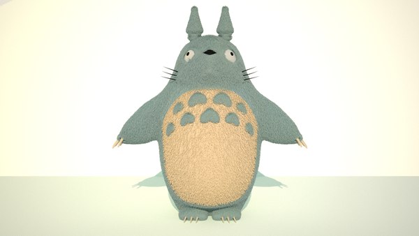 free totoro character anime 3d model