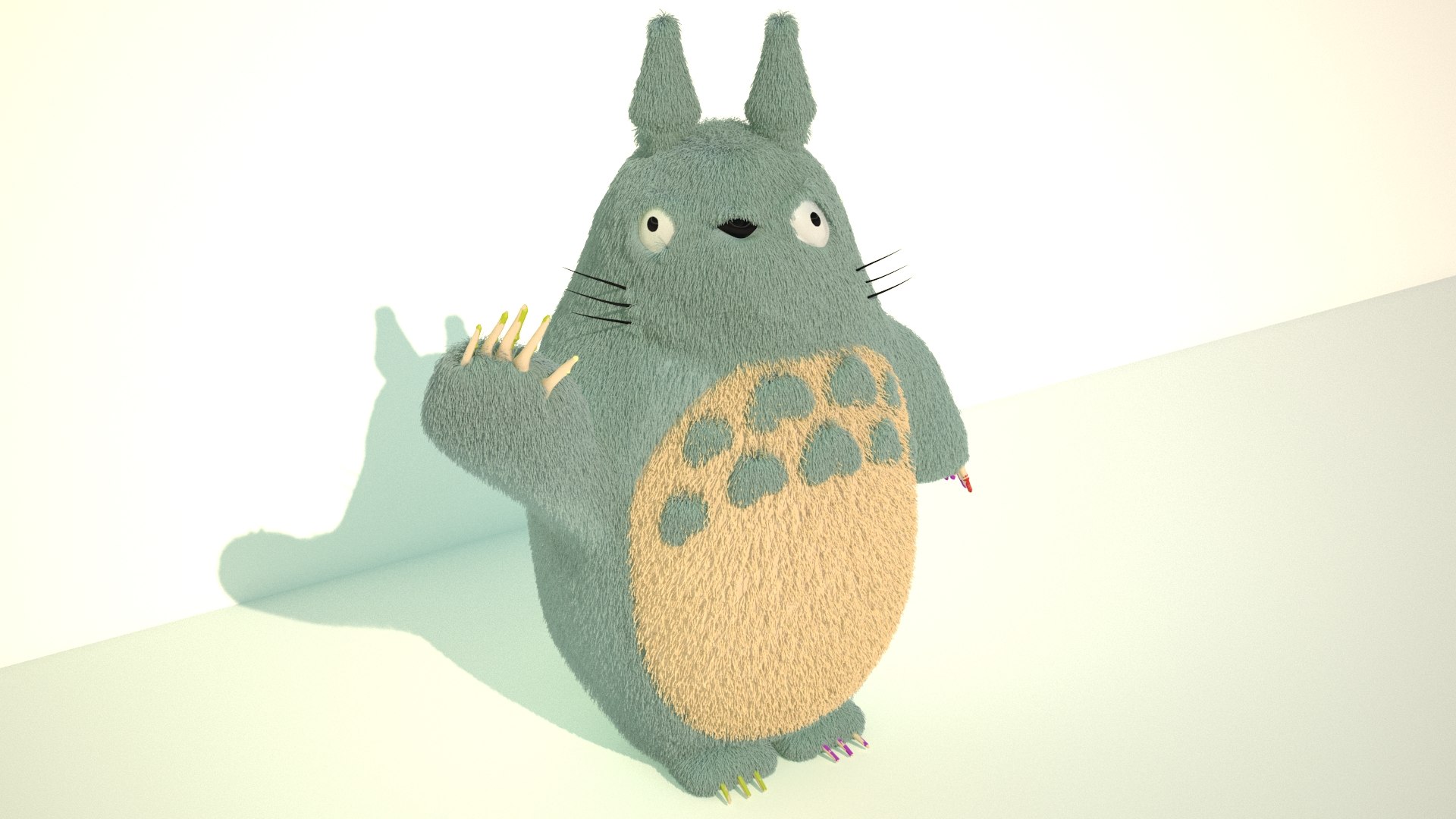Free Totoro Character Anime 3d Model