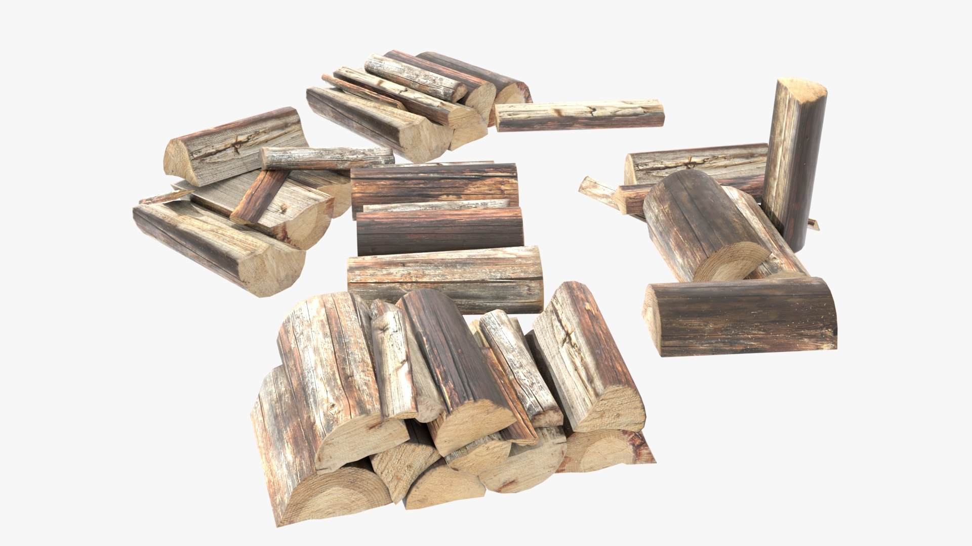 3D Logs Model - TurboSquid 1701810