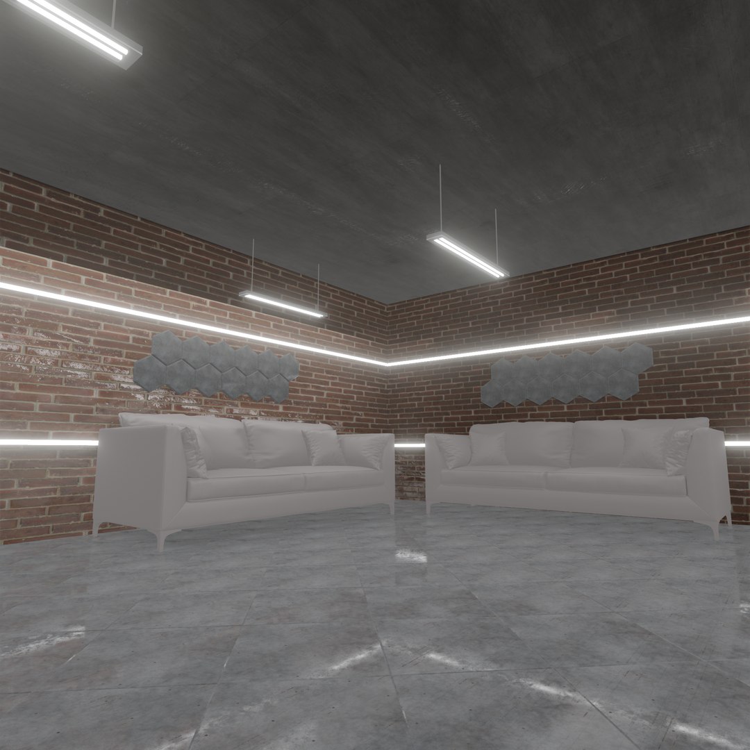 Loft Interior Model - TurboSquid 1841138