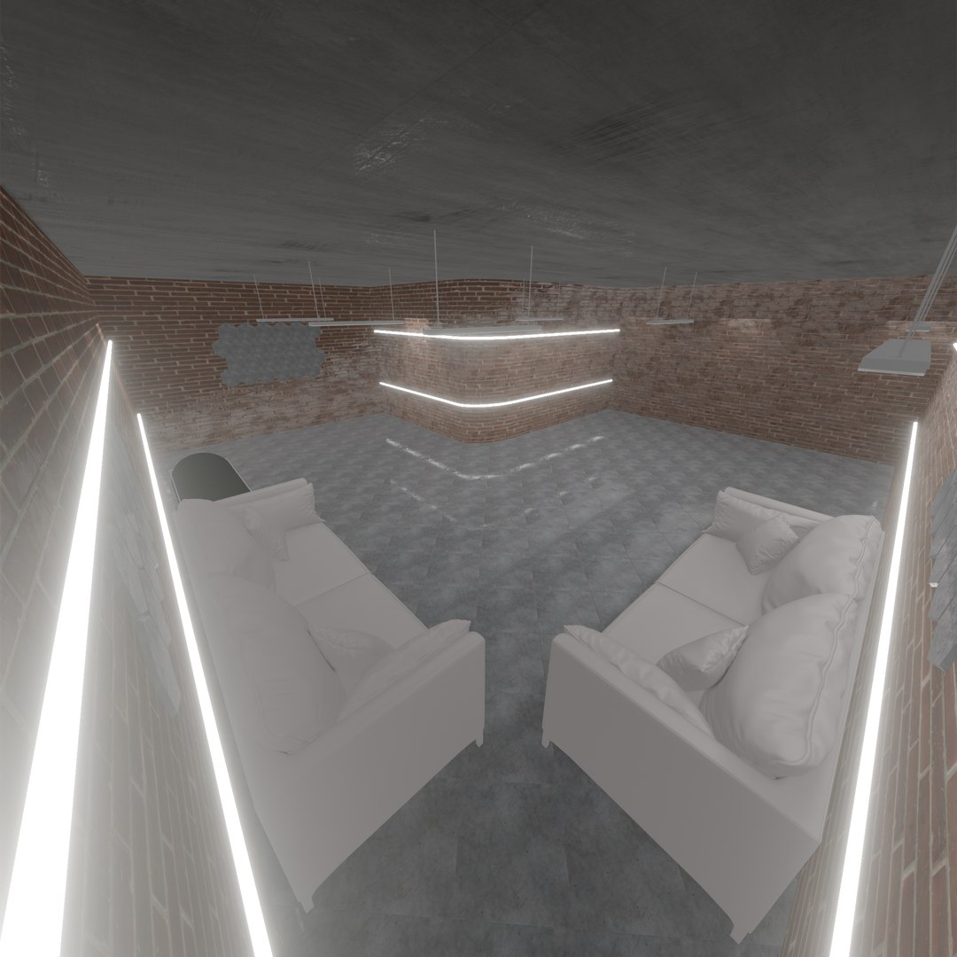 Loft Interior Model - TurboSquid 1841138