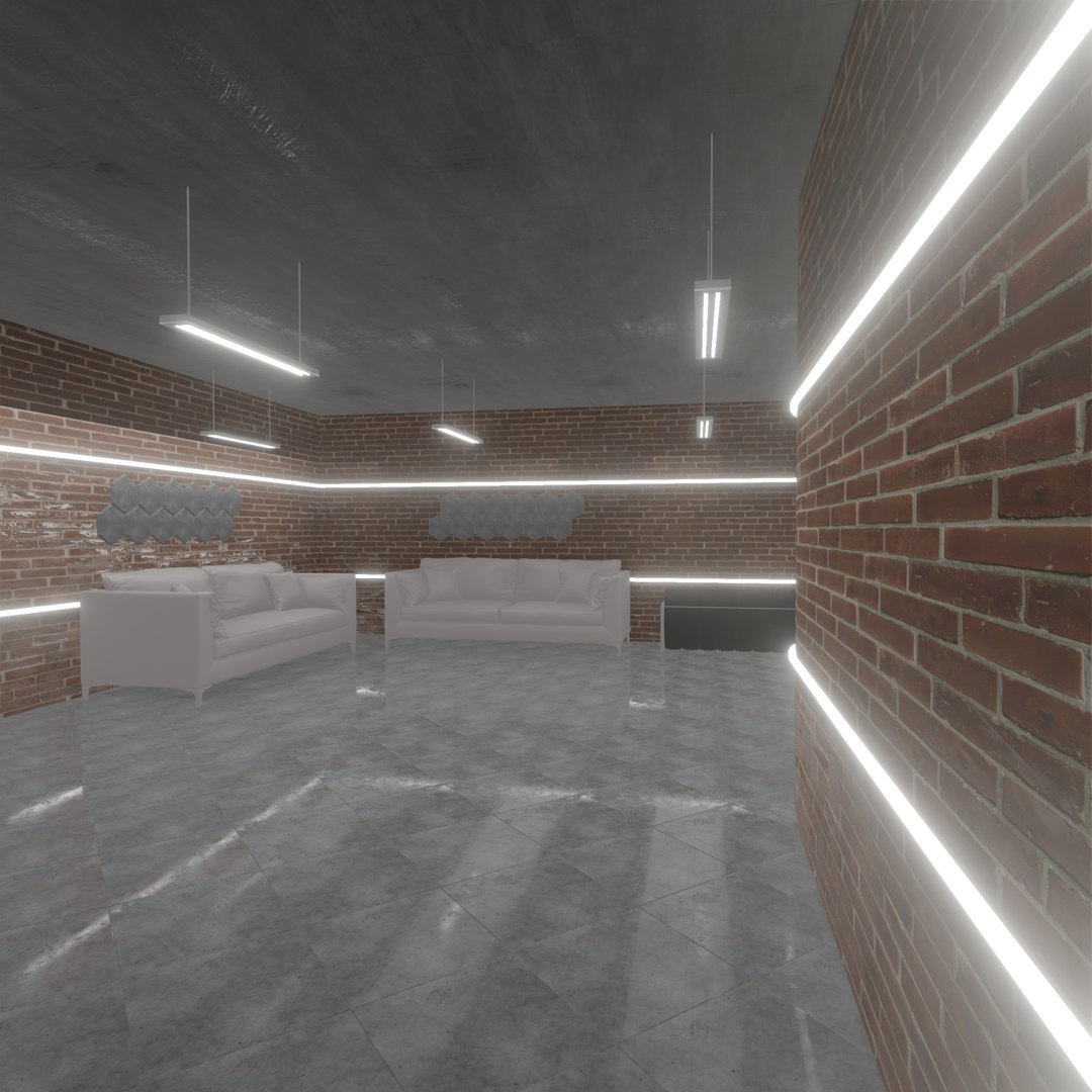 Loft Interior Model - TurboSquid 1841138