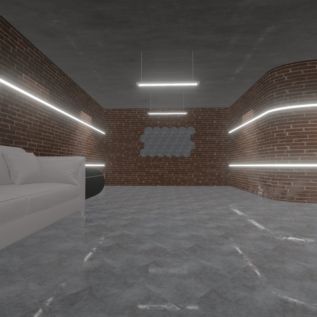 Loft Interior Model - TurboSquid 1841138