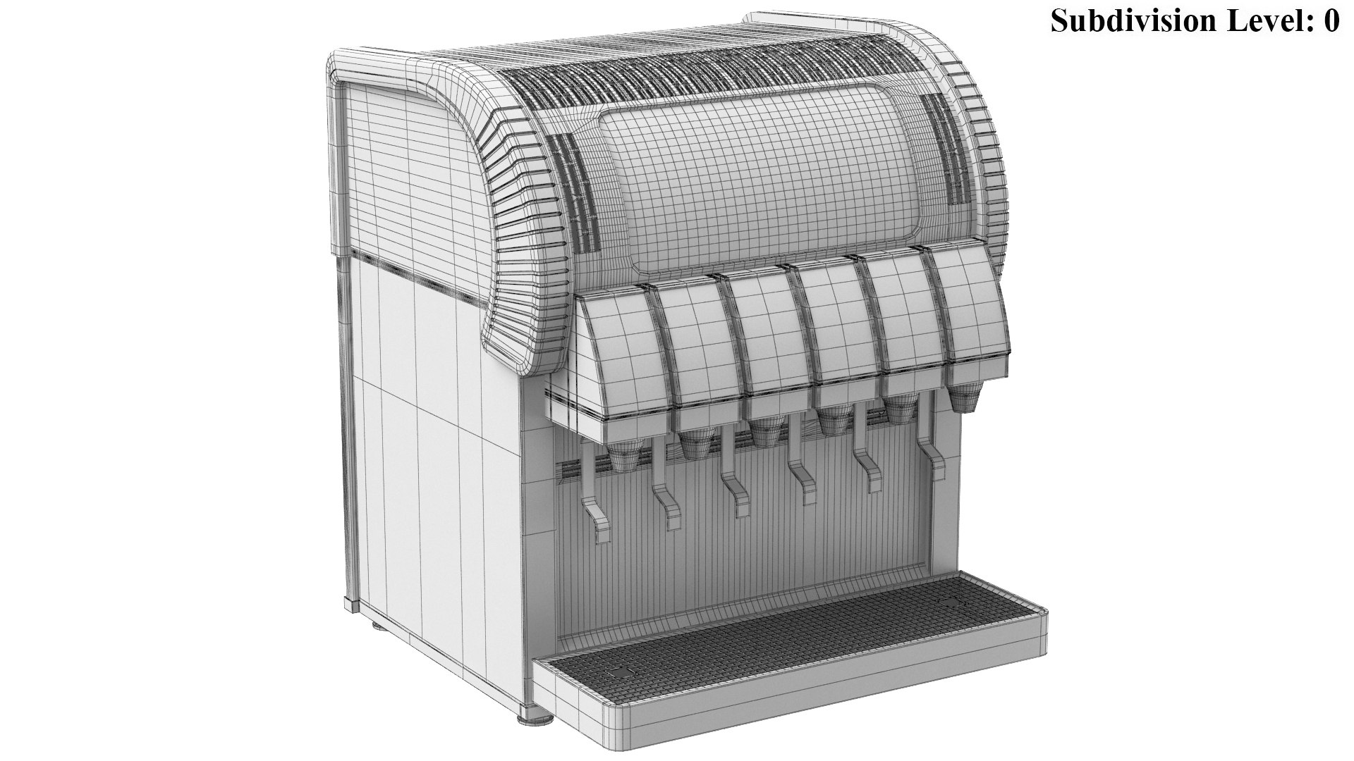 3D Pepsi Soda Fountain Model - TurboSquid 1950799